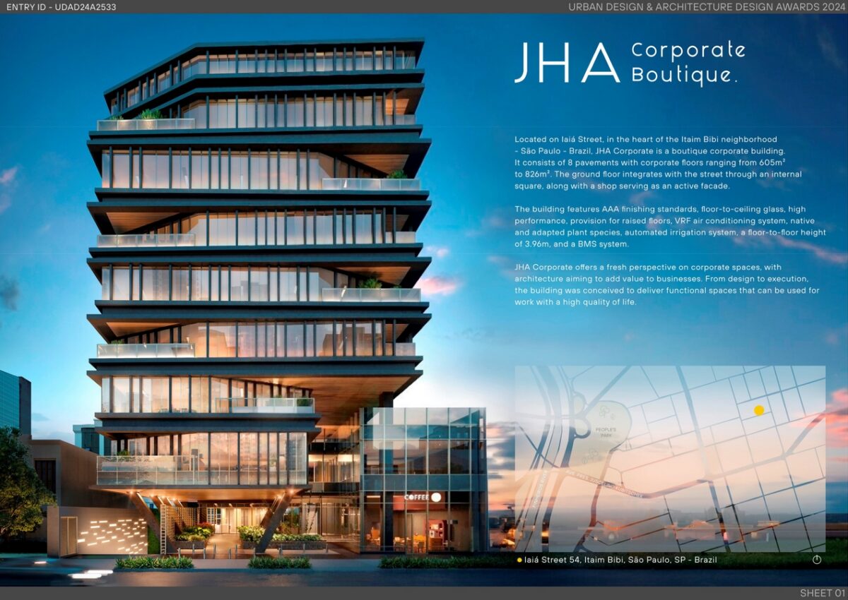 Gold Winner | JHA Corporate | PSA Arquitetura
