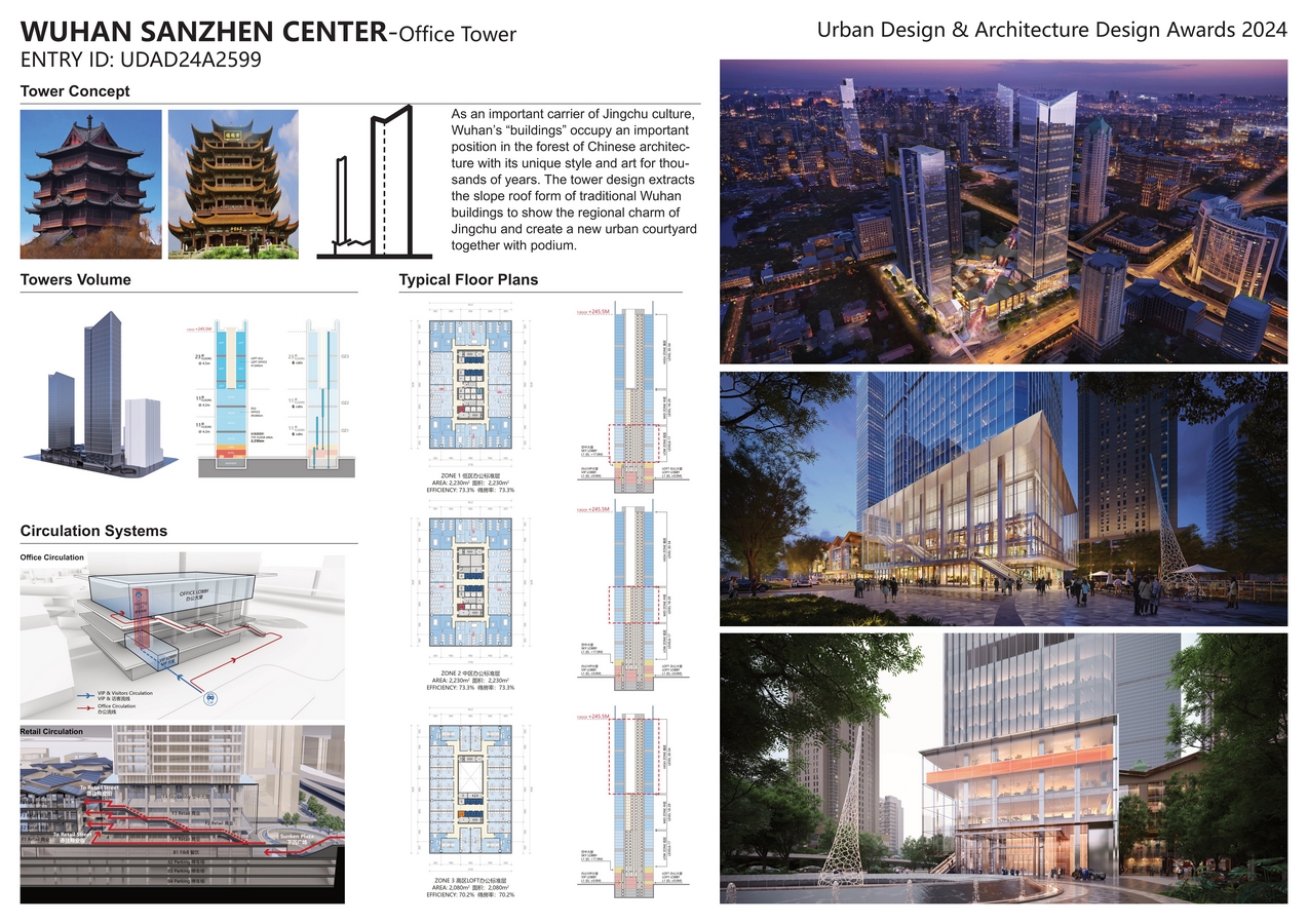 Gold Winner | Wuhan Sanzhen Center | AECOM