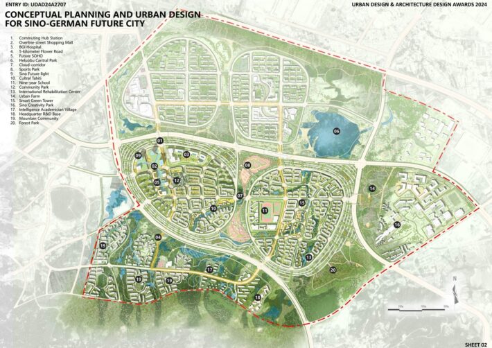 Gold Winner | Conceptual planning and urban design for Sino-German ...