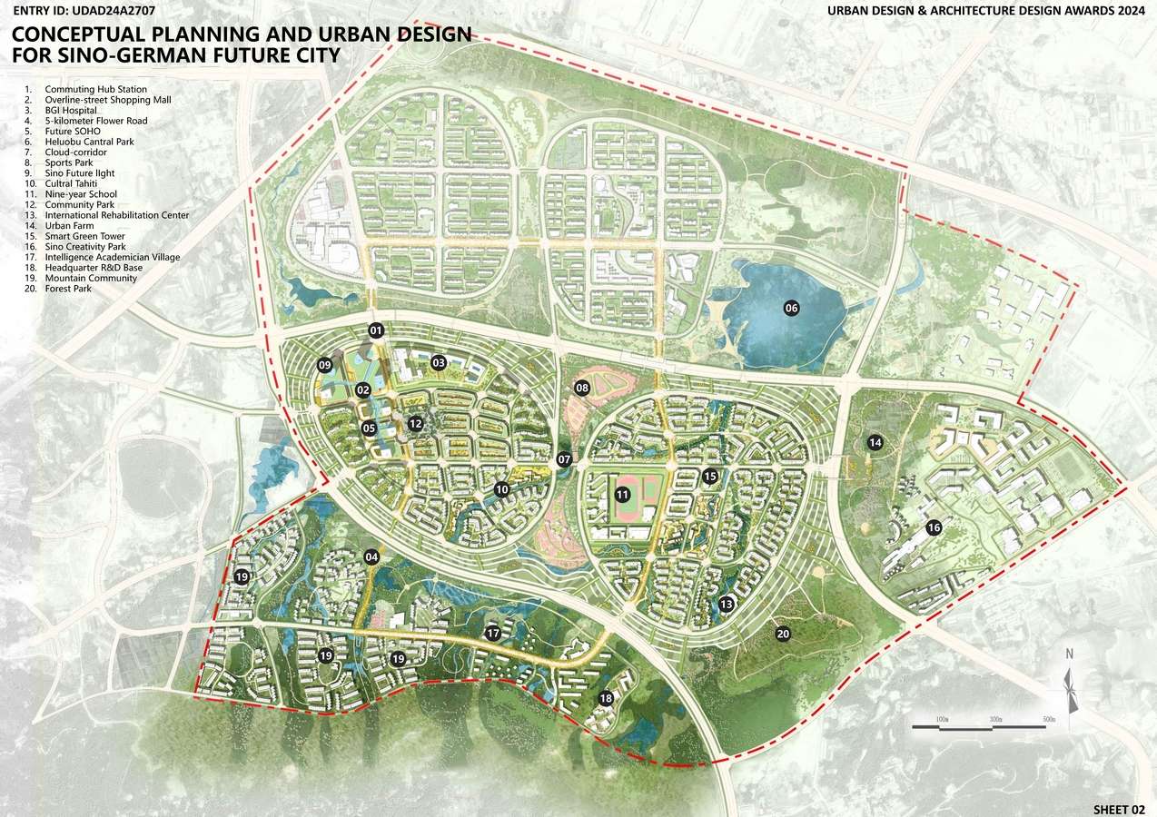 Gold Winner | Conceptual planning and urban design for Sino-German ...