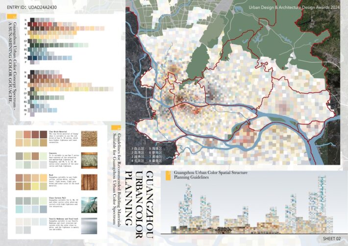 Gold Winner | Guangzhou Urban Color Planning and Design | Guangzhou ...