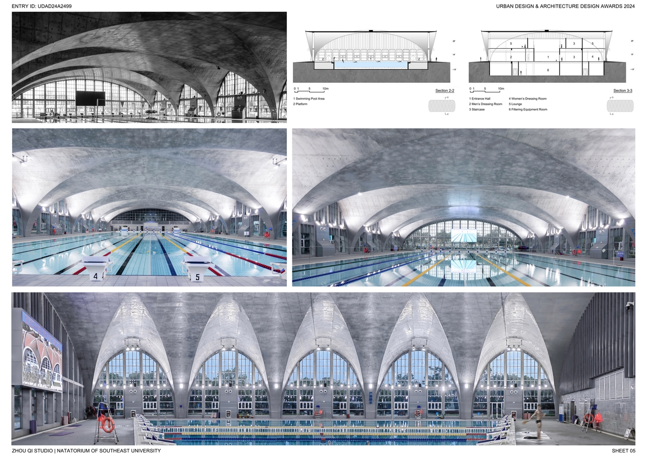 Gold Winner | Natatorium of Southeast University | Zhou Qi Studio of ...