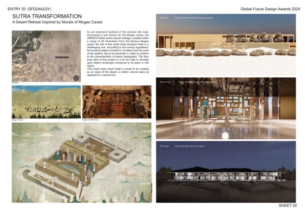 Gold Winner | Sutra Transformation, A Desert Retreat Inspired by Murals ...