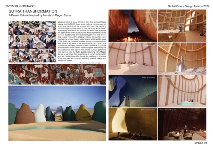 Gold Winner | Sutra Transformation, A Desert Retreat Inspired by Murals ...