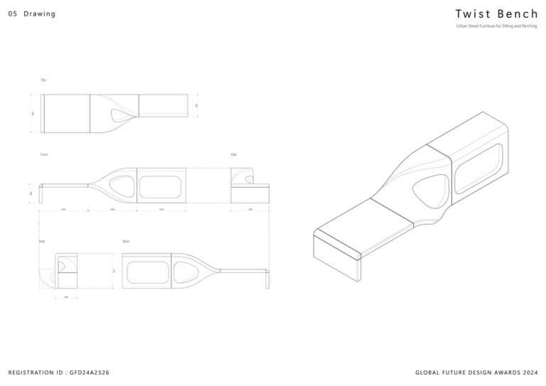 Gold Winner | Twist Bench | INU