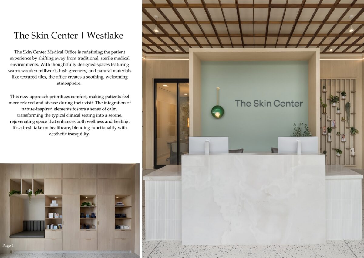 Gold Winner | The Skin Center Westlake | Kimmel Studio Architects