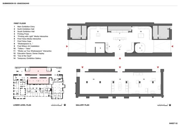 Gold Winner | Folger Shakespeare Library Museum | Studio Joseph