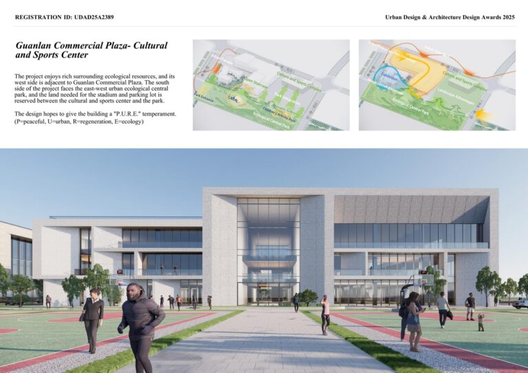 Gold Winner | Guanlan Commercial Plaza- Cultural and Sports Center | HZS