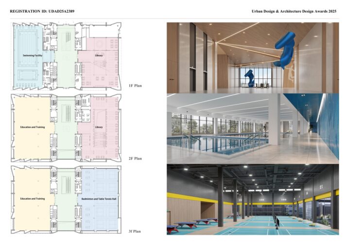 Gold Winner | Guanlan Commercial Plaza- Cultural and Sports Center | HZS