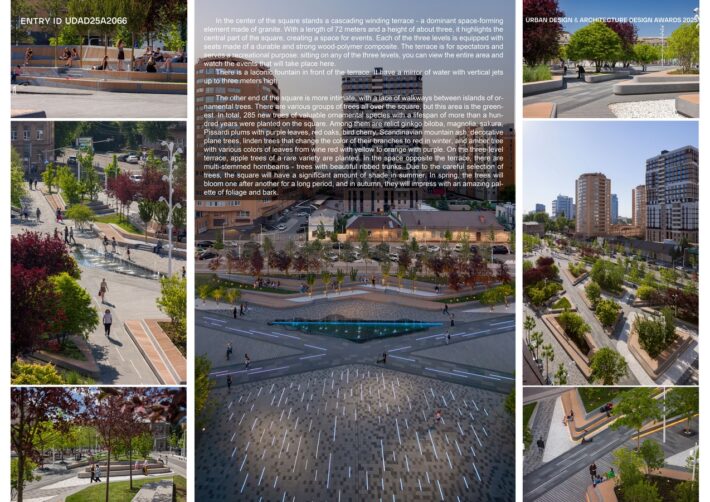 Gold Winner | Reconstruction of Uspenska Square in Dnipro, Ukraine | Architectural team of ...