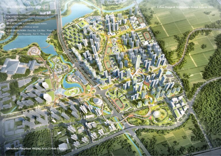 Gold Winner | Shenzhen Pingshan Shijing Area Urban Design | UPDIS & SZAD