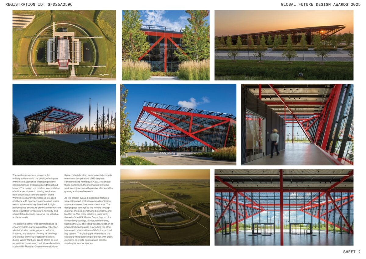 Gold Winner – Pritzker Military Archives Center | Jahn/
