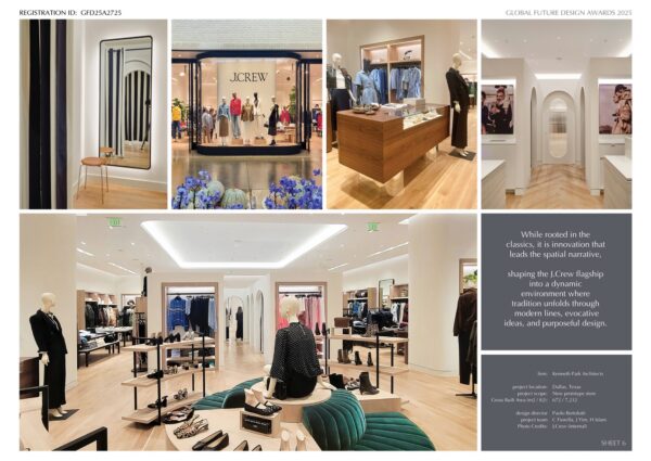 Gold Winner – J.Crew new Flagship store | Kenneth Park Architects